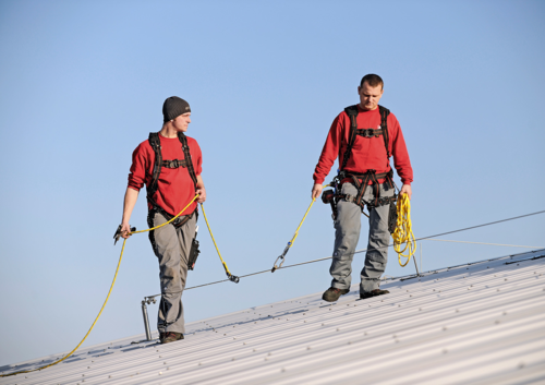 Installation ligne de vie toiture - Pose de ligne de vie - Vertica
