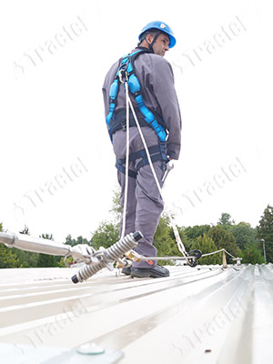 Installation ligne de vie toiture - Pose de ligne de vie - Vertica